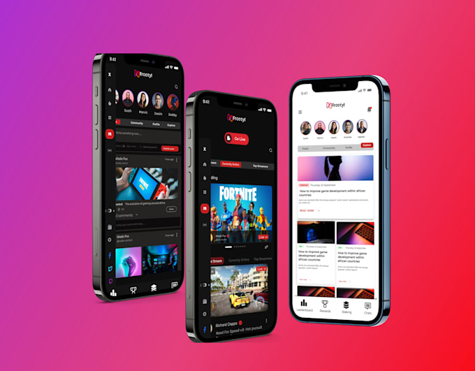 Create ui ux design for your mob or web app in figma by Tunnyain | Fiverr