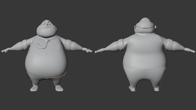 Design 3d cartoon sculpt a character in blender by Farhan_lab | Fiverr