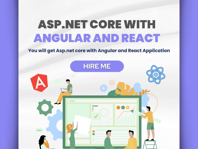 Build Aspnet Core With Angular And React Application By Uzairfk Fiverr