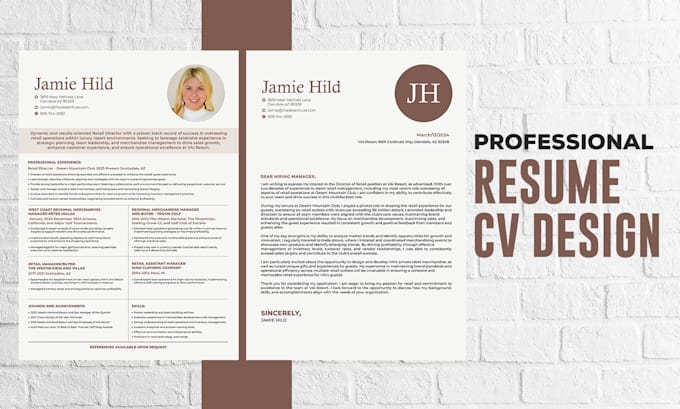 Make professional resume design, cv and cover letter template by ...