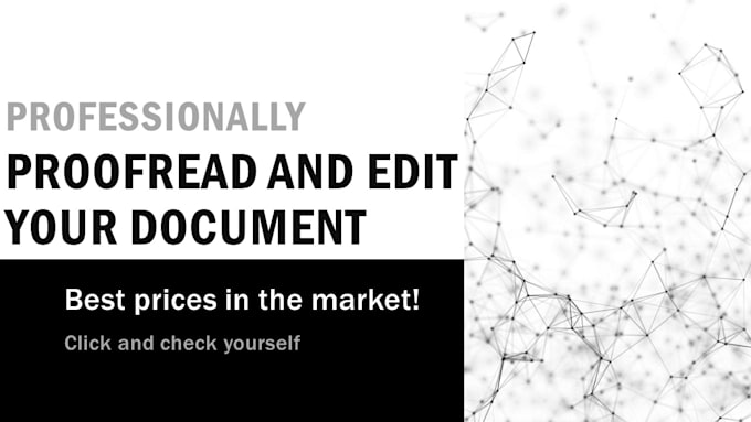 Professionally proofread and edit any document by Mohab504 | Fiverr