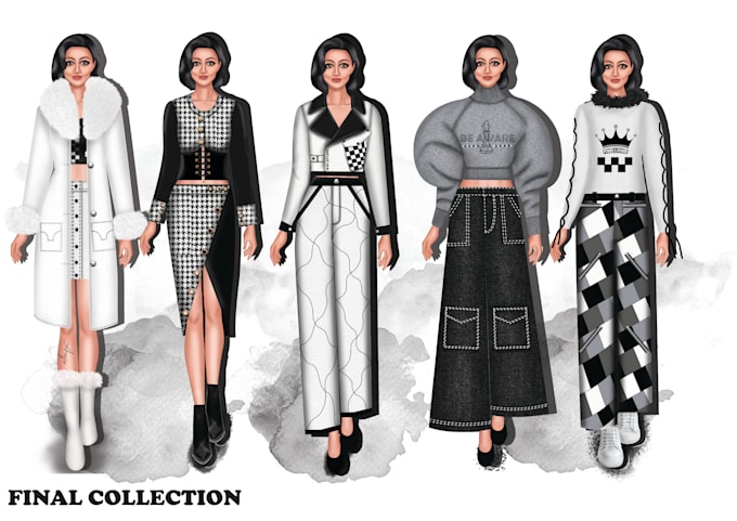Convert your ideas into beautiful fashion illustration by Missanju258 ...