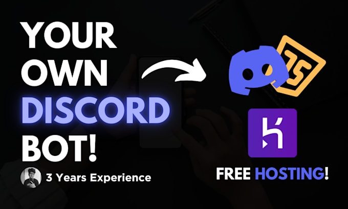 Make a discord bot with free hosting by Aktindo | Fiverr