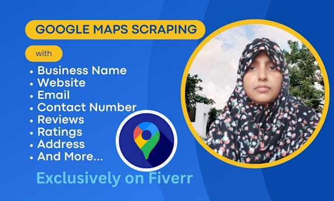 Use a maps scraper to extract company leads in bulk from google map by Latarajia | Fiverr