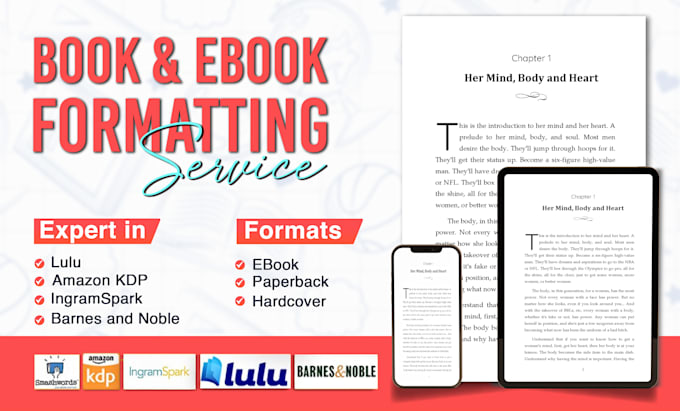 Book formatting and layout design for amazon kdp, ingramspark, lulu and others by Pro_gallery ...