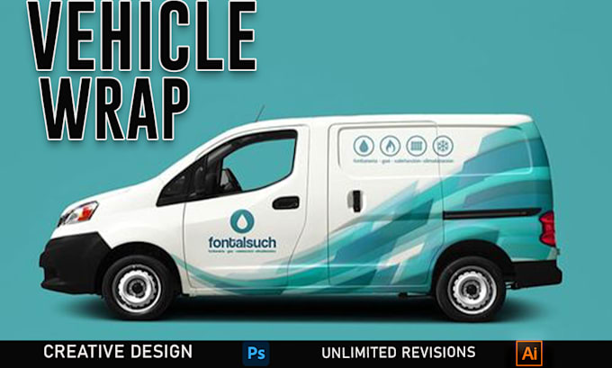 Design a unique vehicle wrap, car wrap, boat wrap design for you by ...