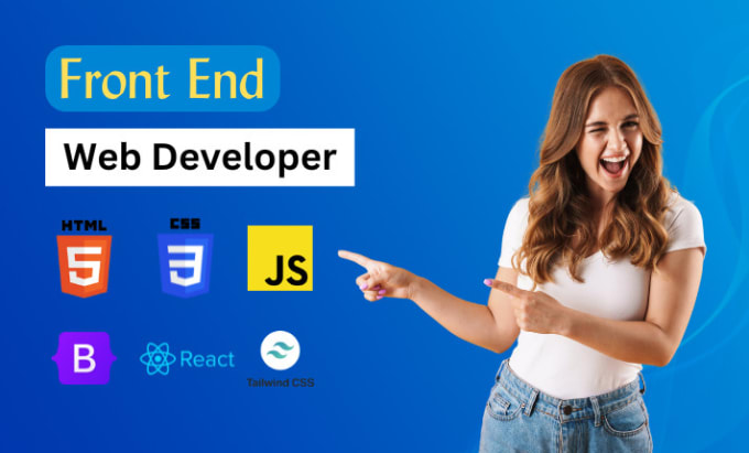 Be Your Frontend Web Developer Using React Html Css Bootstrap Javascript By Twentyfoursr