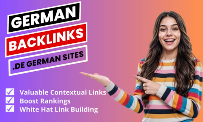 Do german seo backlinks germany link building by Seoguru8 | Fiverr