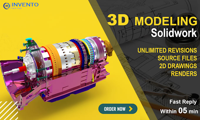 Design cad 3d model step stl 3ds dxf fbx obj dwg with solidworks by Supuni_sakuntal | Fiverr