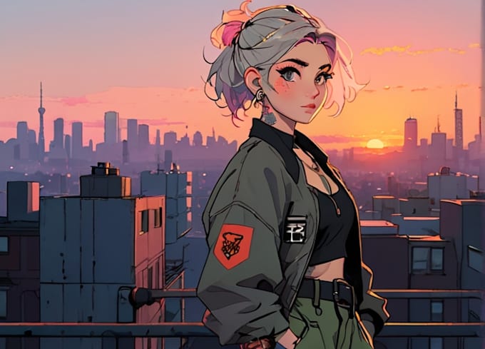 Create the anime character that you tell me by Hugomont27 | Fiverr