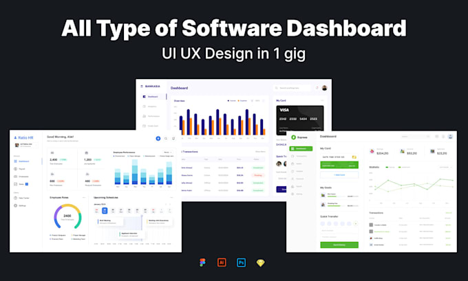 Design elegent dashboards for erp software in figma by Arifraihanabir ...