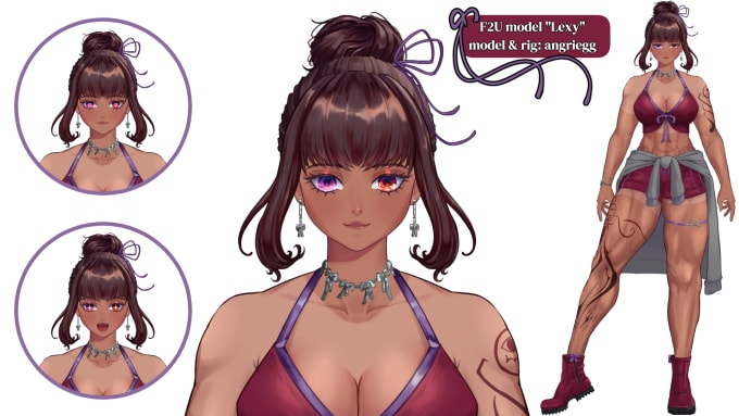Rig your live2d vtuber model avatar by Angriegg | Fiverr Rig your live2d vtuber model avatar by Angriegg | Fiverr