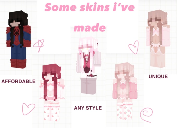 Make custom minecraft skins by Swingfrog | Fiverr