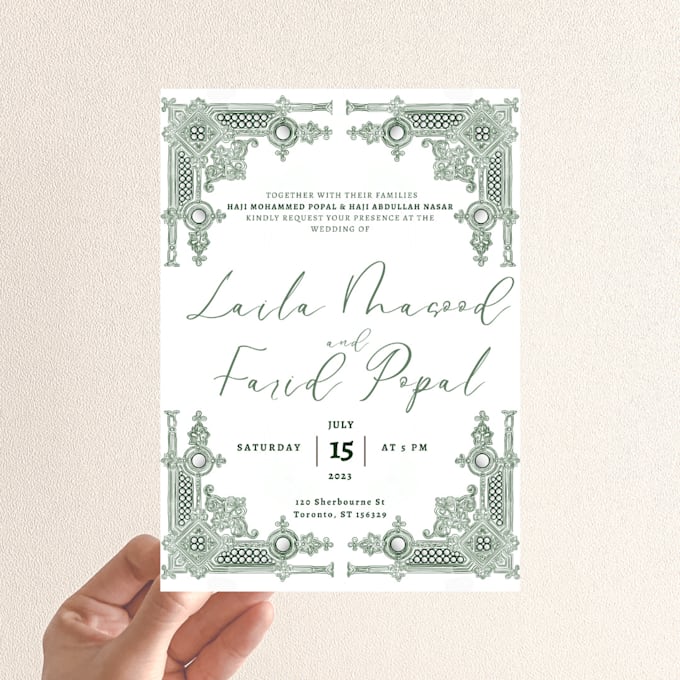 Create a custom wedding invitation by Made_ha | Fiverr Create a custom wedding invitation by Made_ha | Fiverr