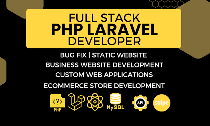 Be your full stack developer in php, laravel and react js by ...
