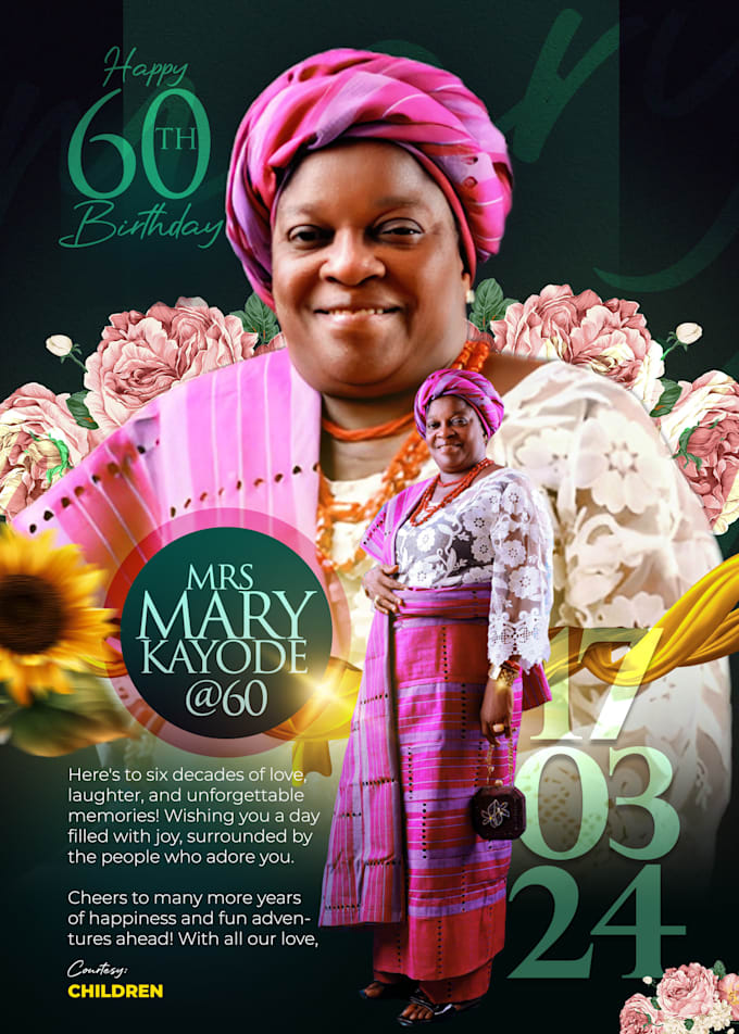 Design a creative birthday flyer by Damitodakoncept | Fiverr