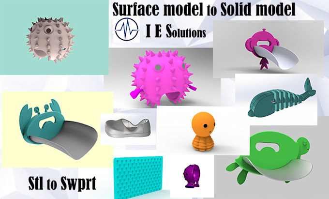 Redesign surface model to solid model for mold design by Iesolution ...