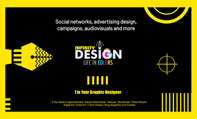 Be your graphic designer by Infinity_graphi | Fiverr