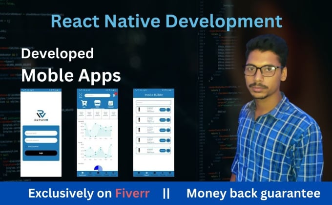 Develop A Cross Platform App Using React Native As React Native App Developer By Forhadhasan86