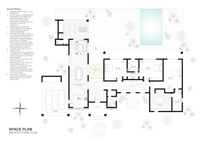 Be your architect, do architectural 2d floor plan and 3d render by ...
