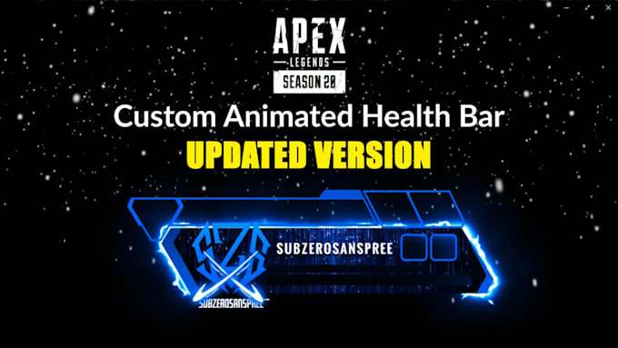 Make animated apex legends season 20 health bar overlay by Antora_shandhy | Fiverr