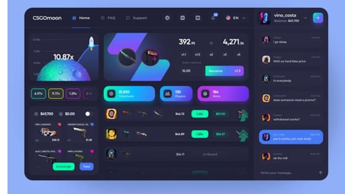 Do web app ui ux and desktop application design in figma by Flag_design ...