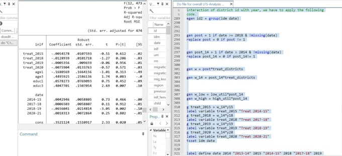 Do econometric analysis using spss stata, or r studio by Arsam_khan95 | Fiverr