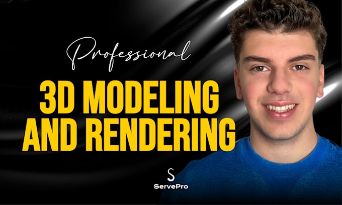 Do professional 3d modeling, 3d rendering, product packaging design, 3d ...