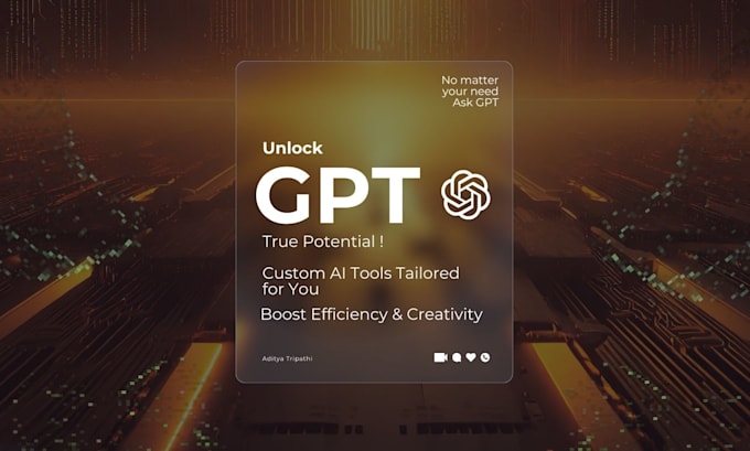 Build custom ai tools powered by gpt by Beniaditya | Fiverr