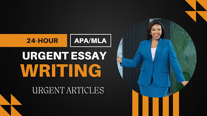Do urgent essays and articles on any topic, apa, mla formatting by ...
