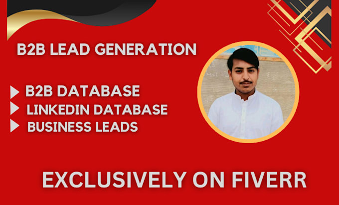 B2b database, business lead generation or linkedin lead generation by Leadsprovider10 | Fiverr
