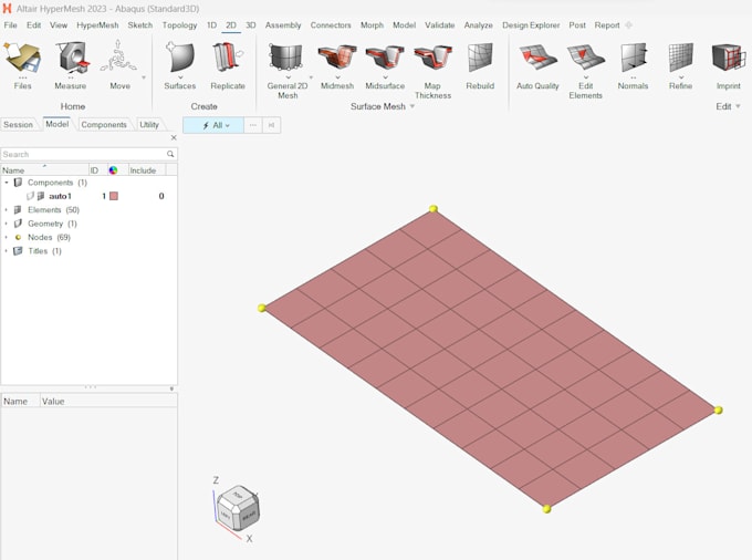 Do finite element analysis using hypermesh and abaqus by Ali_w1267 | Fiverr