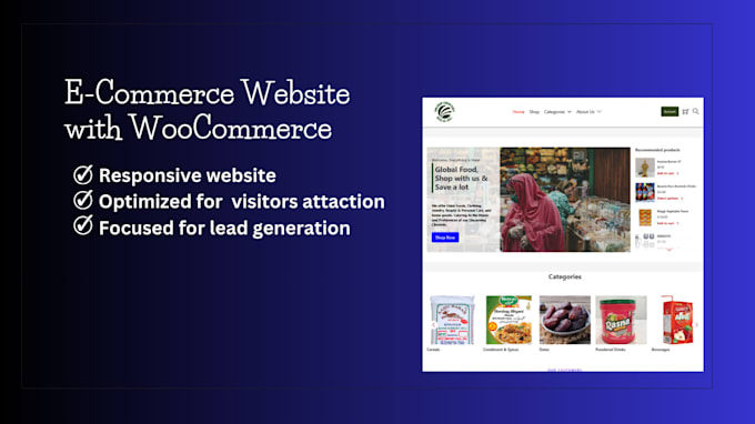 Build a wordpress ecommerce store using woocommerce by Ahmedadenhasan | Fiverr