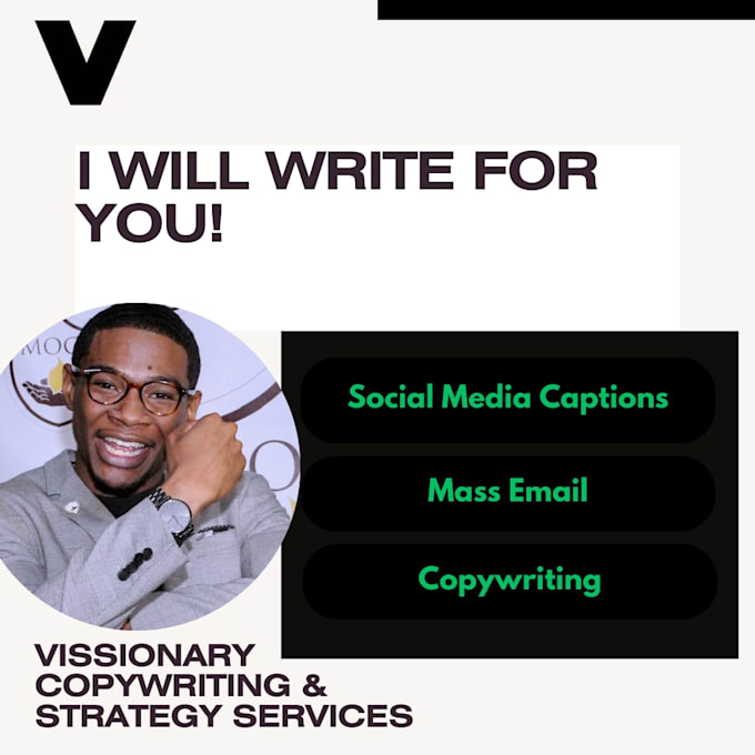 Write your captions, business emails, and strategy by Michaelnash617 | Fiverr