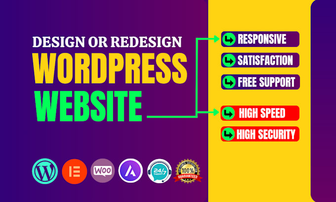 Build responsive wordpress website design, redesign,develop by elementor pro by Alib_hs | Fiverr