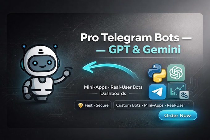 Make advance ai chatbot for telegram by Mukulsharma332 | Fiverr