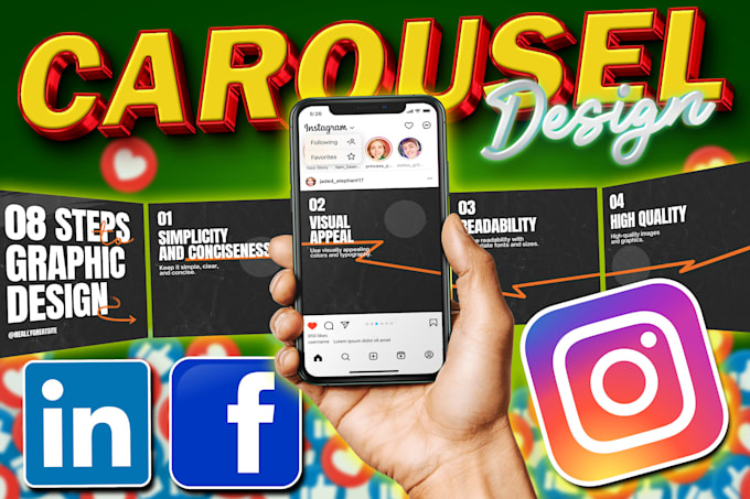 Design engaging social media carousel posts by Taskblaze | Fiverr