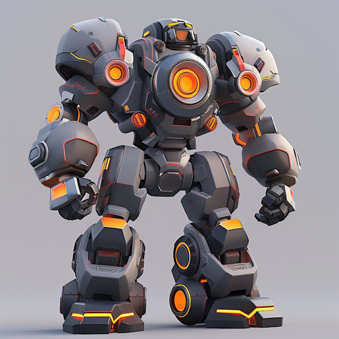 Create mecha robot character concept by Javieosgo | Fiverr