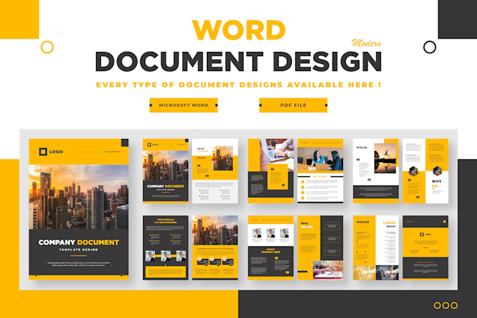 Design, edit and format your word document by Jfxdesigner786 | Fiverr