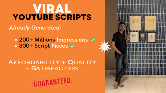 Write viral youtube scripts in hindi and english by Vikaswrites | Fiverr