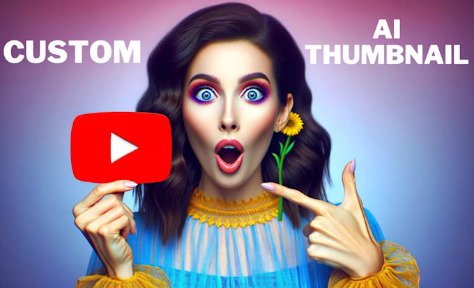 Design 3d ai generated youtube thumbnails in bulk by Youtuberai | Fiverr