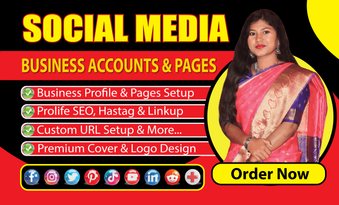 Perfectly Create Set Up And Optimize All Social Media Accounts By