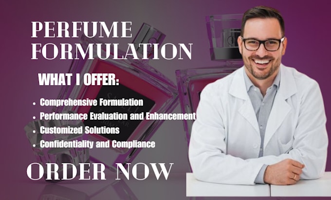 Formulate perfume product, fragrance formulation by Jeff_colton | Fiverr