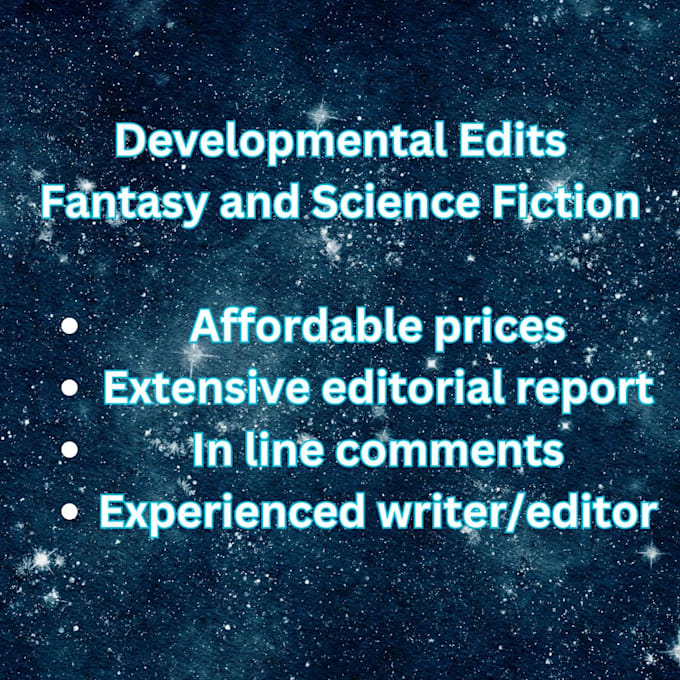 Do a developmental edit of your fantasy or sci fi novel by Daveousity ...