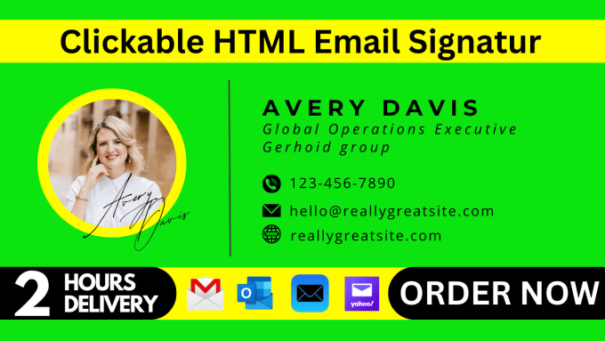 Create clickable html email signature, html email signature by Hassan ... Create clickable html email signature, html email signature by Hassan ...