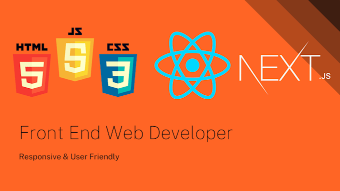 Your Front End Web Developer Using React Js And Next Js By Chetankumar132 Fiverr