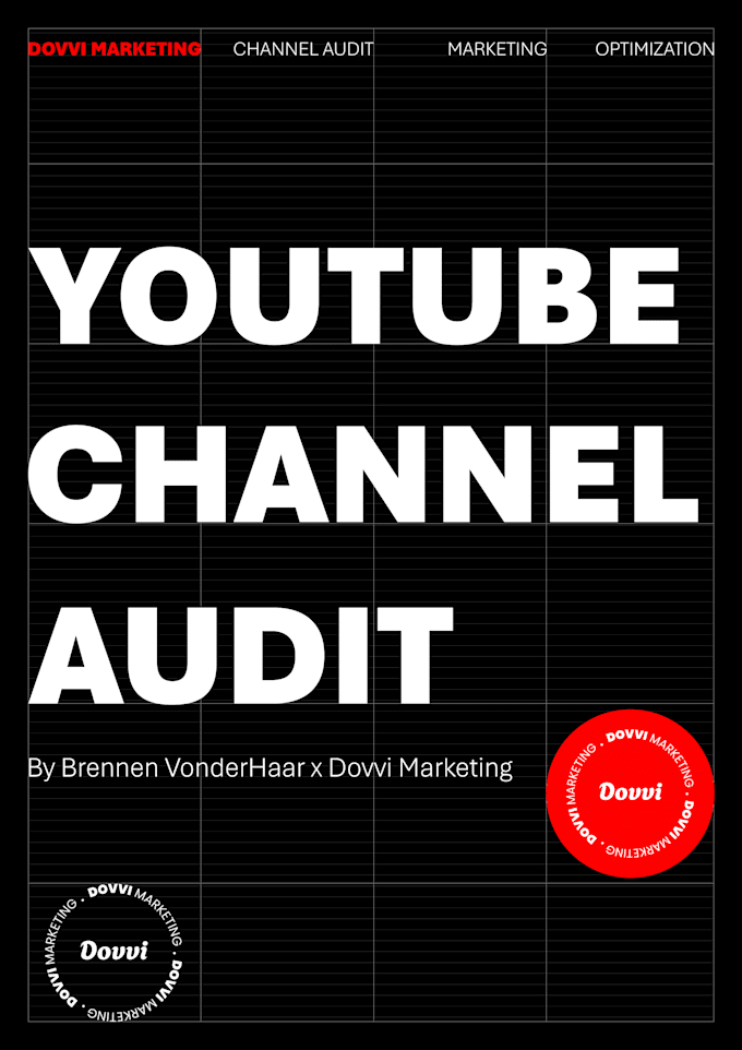 Conduct a youtube channel audit deep dive by Brennena | Fiverr