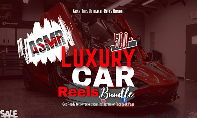 Give asmr luxury cars reels bundle by Razawaqas | Fiverr