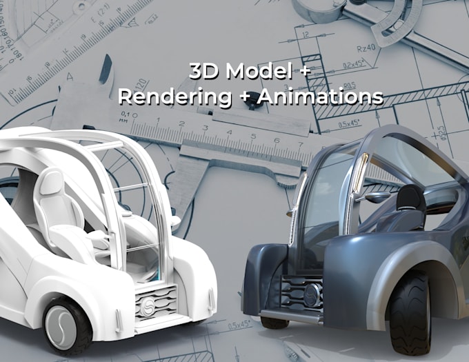 Create a 3d model, render and animations by Fedeweskamp | Fiverr