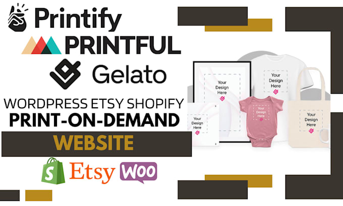 Set up woocommerce print on demand etsy print on demand with printful printify by ...
